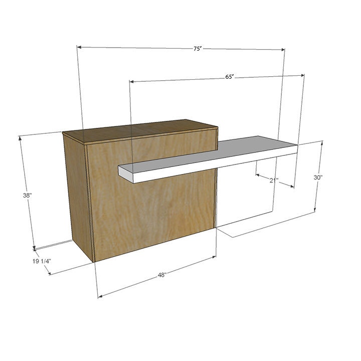 Reception Counter Detail Drawings