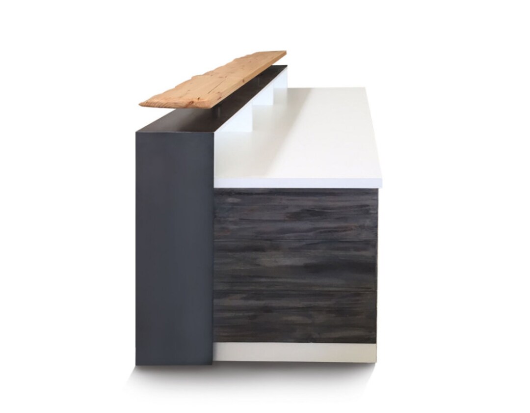 White Memphis Reception Desk - Etsy