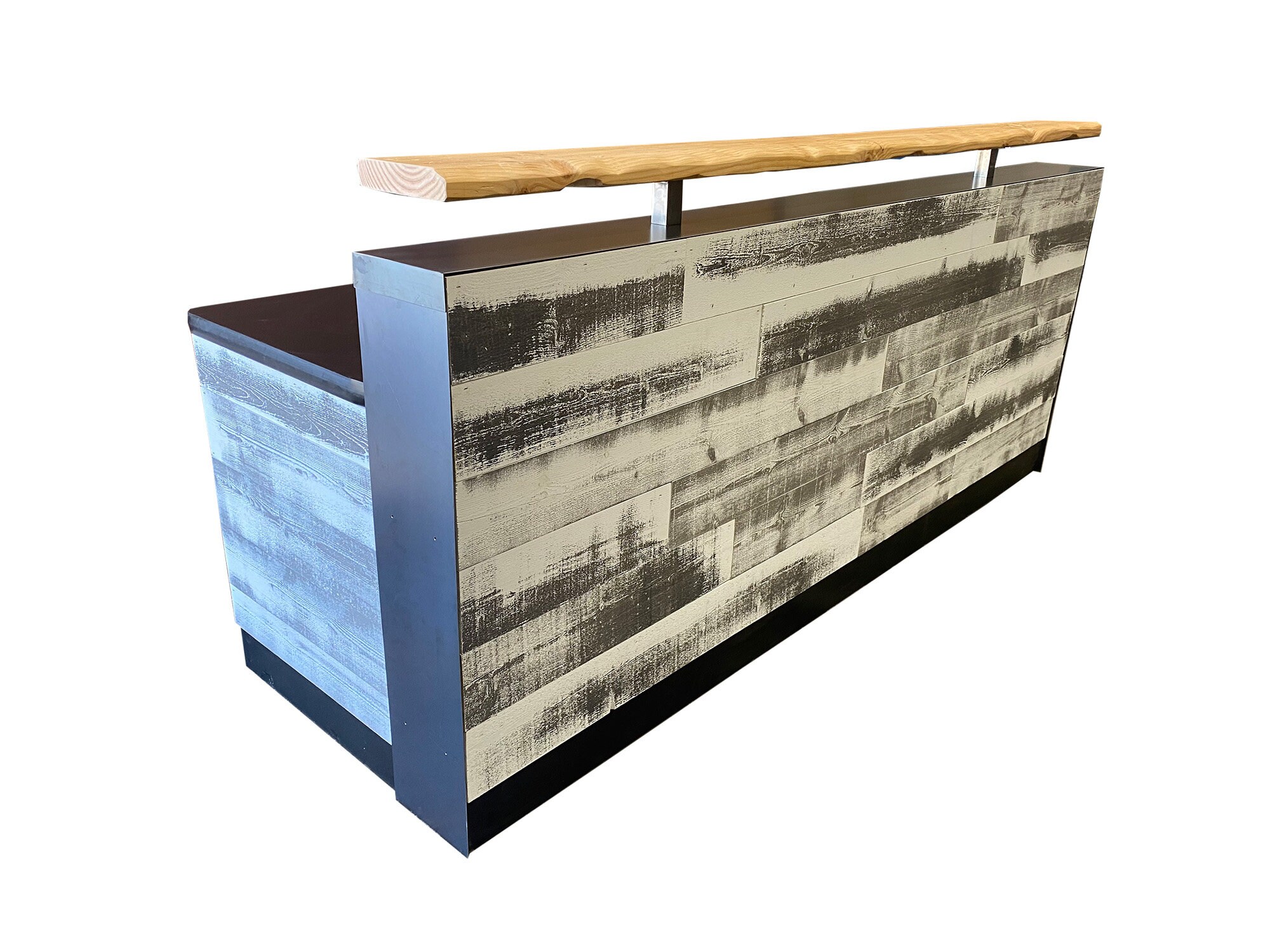 Memphis Reception Desk White Washed - Etsy