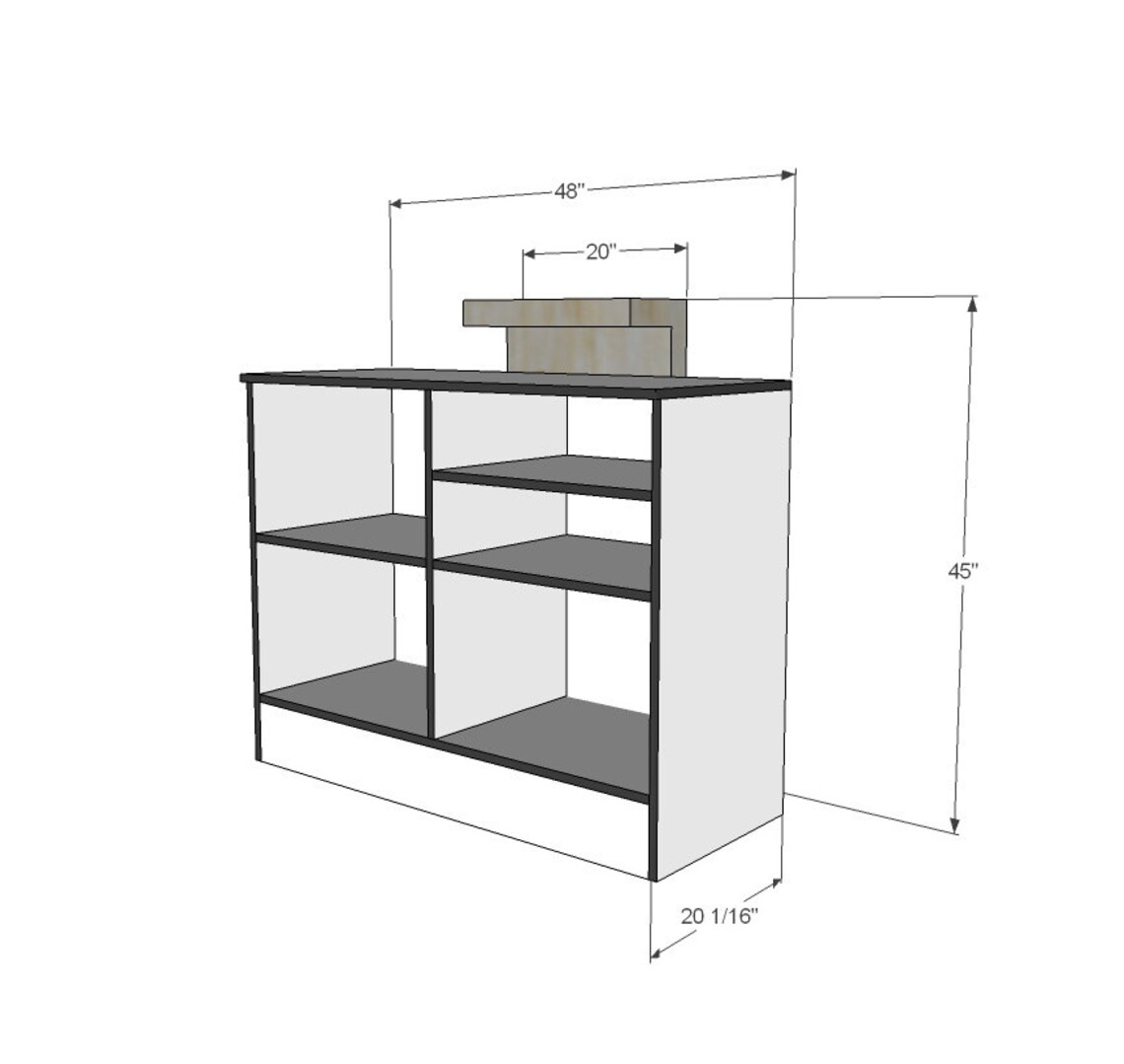 Rise Reception Counter 4ft | Etsy