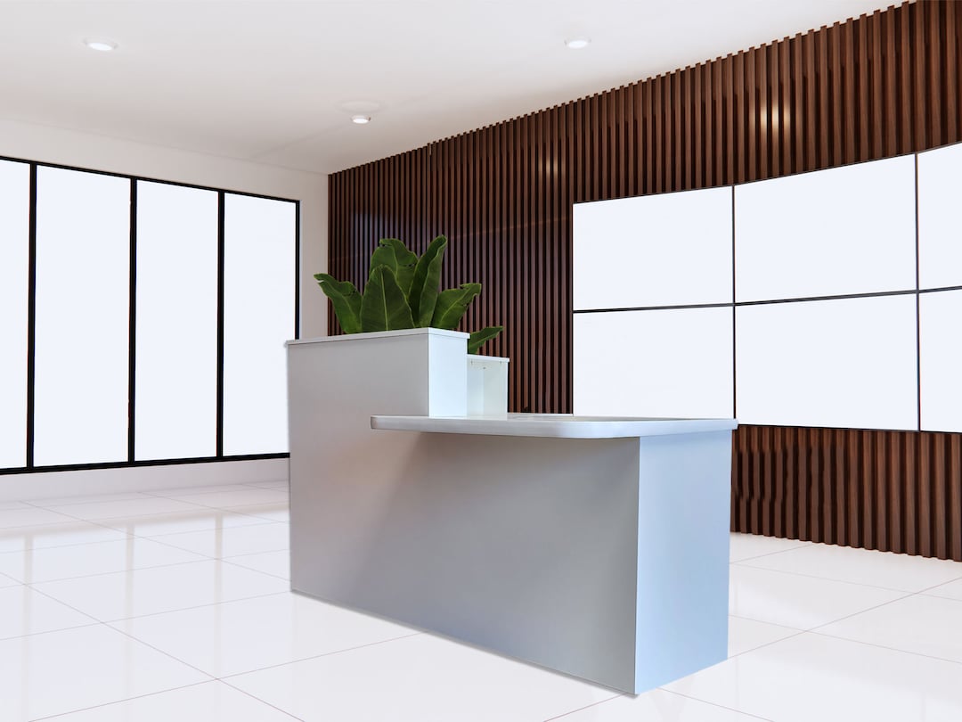 Monterey ADA Reception Desk, Office Desk, L Shape Desk, Sales Counter ...