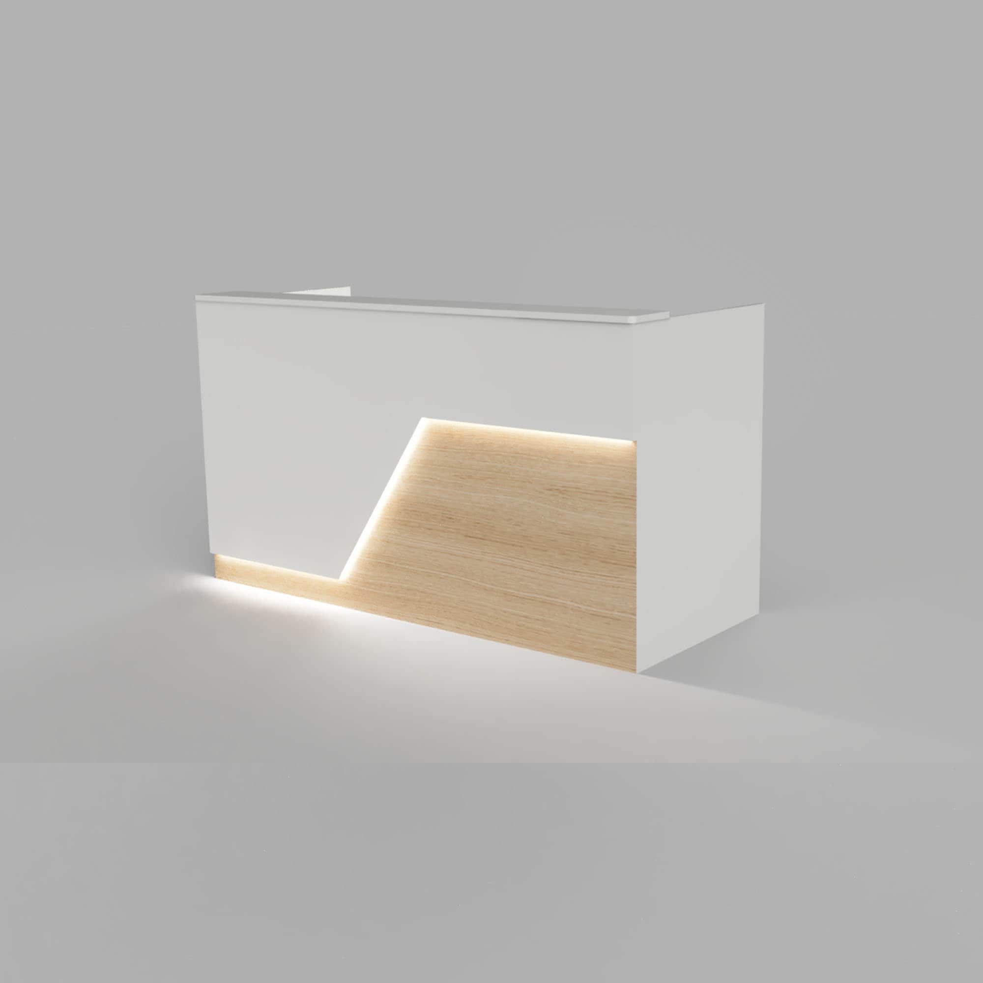 Miami Reception Desk: Modern Sales Counter With LED Lights - Etsy