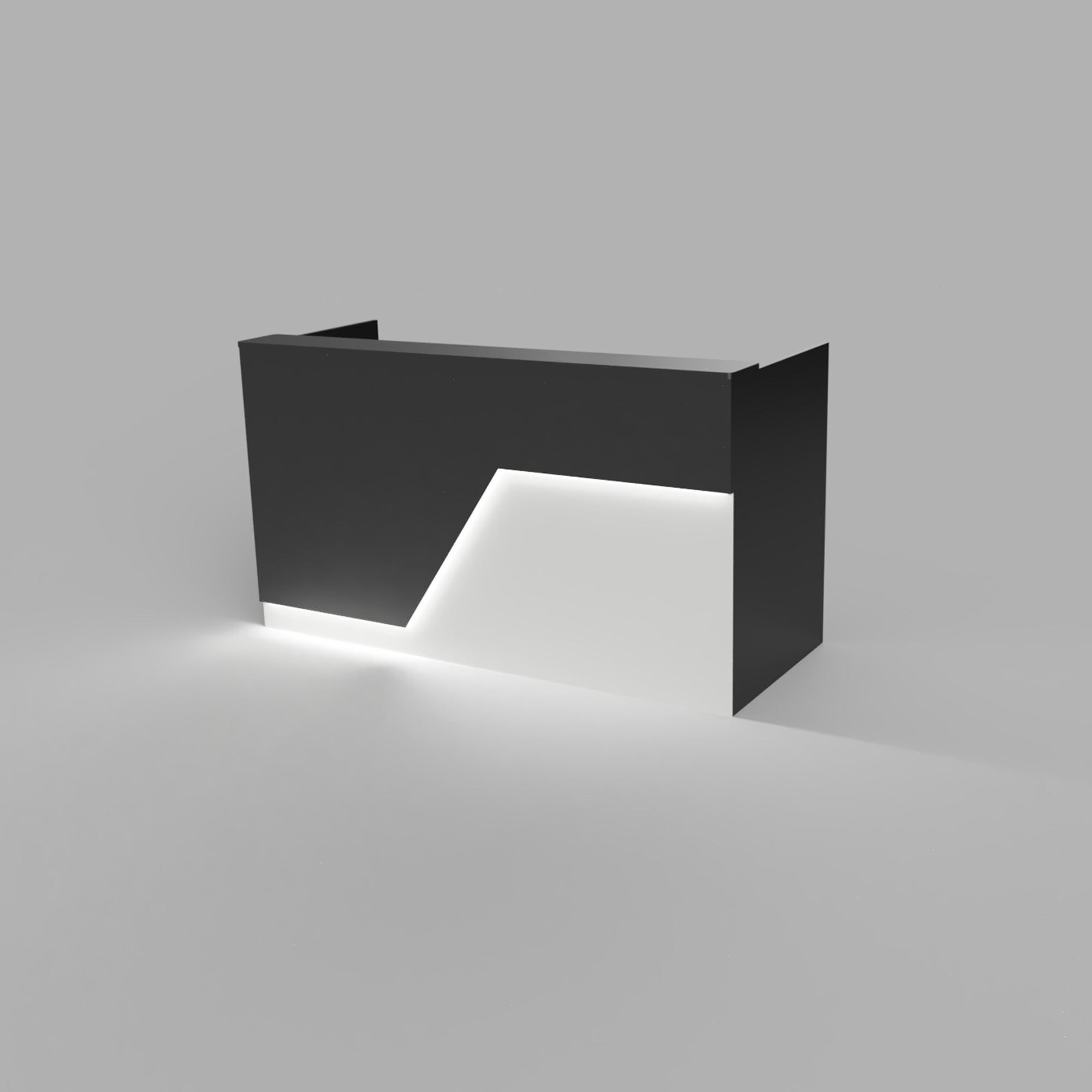 Miami Reception Desk: Modern Office Sales Counter With LED Lights - Etsy
