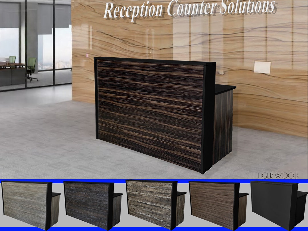 Modern Melamine Reception Desk: Retail Salon Counter - Etsy