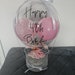 Hot Air Balloon Velvet Flower Box, Hat Box Flowers, Birthday Balloon ...
