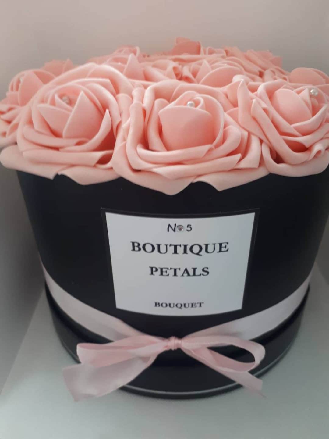 Flower Hat Box, Rose Hat Box ,floral, Bouquet, Housewarming Gift ...