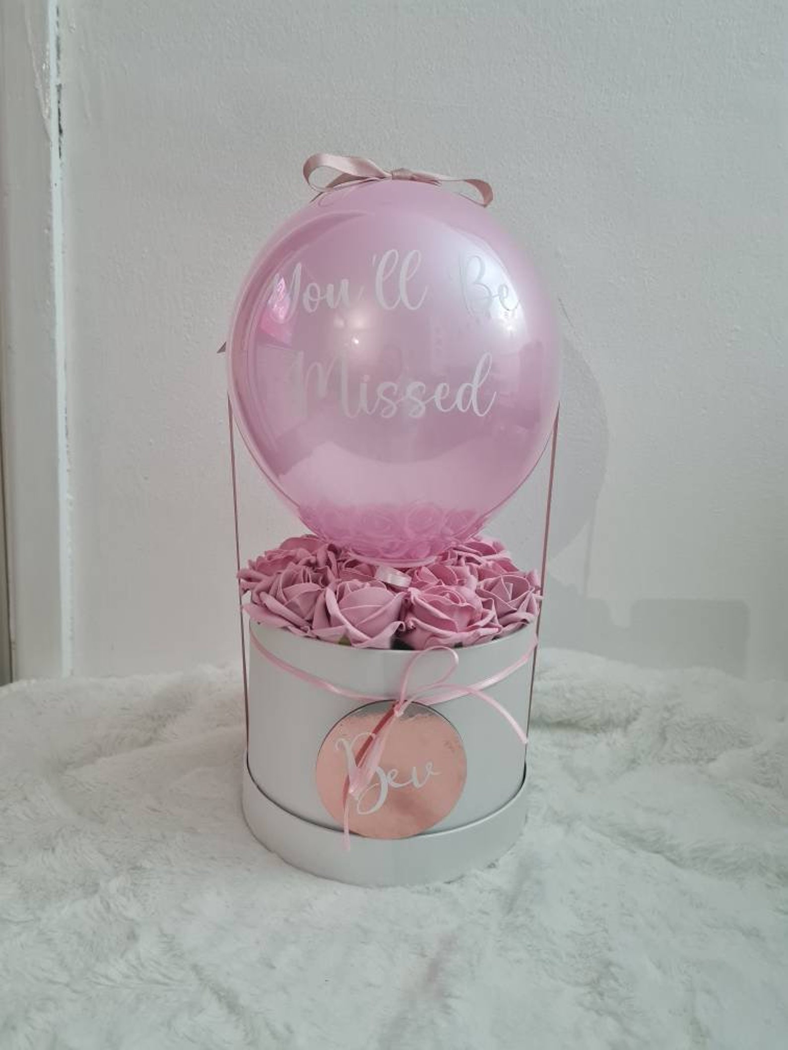 Hot Air Balloon Flower Box, Hat Box Flowers, Birthday Balloon ...