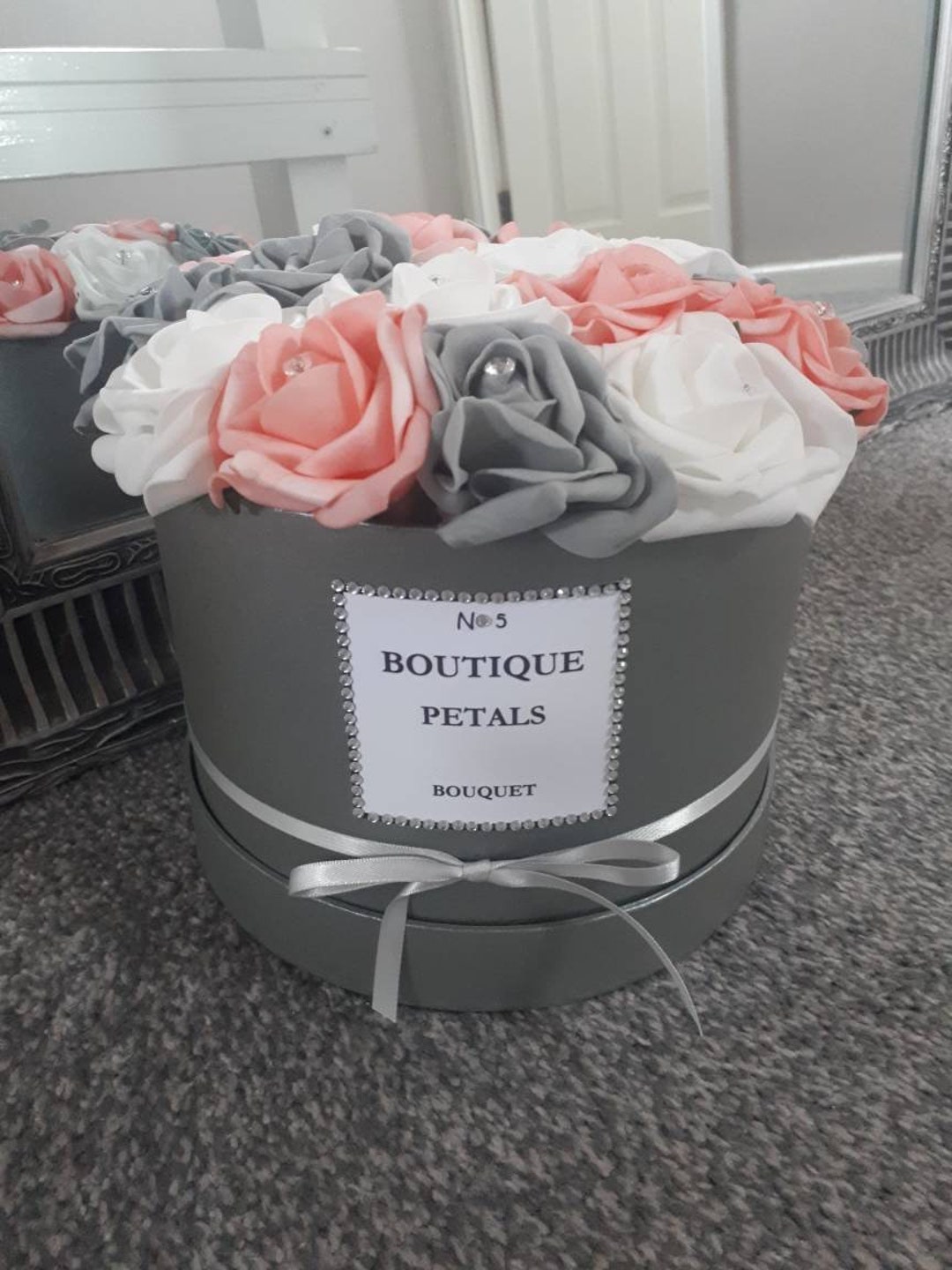 Hat Box Flowers / Rose Hat Box / Flower Hat Box / Forever - Etsy UK