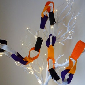 Halloween Felt 'paper' Chain Bunting Party Decoration - Etsy UK