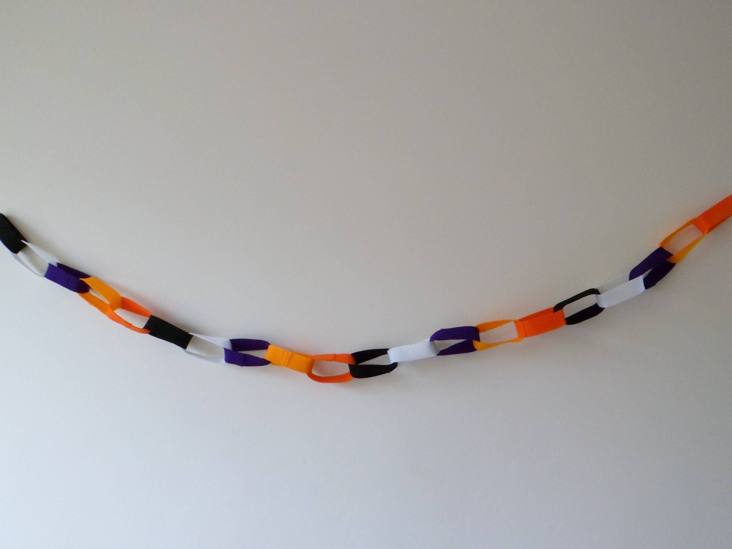 Halloween Felt 'Paper' Chain Bunting Party Decoration | Etsy