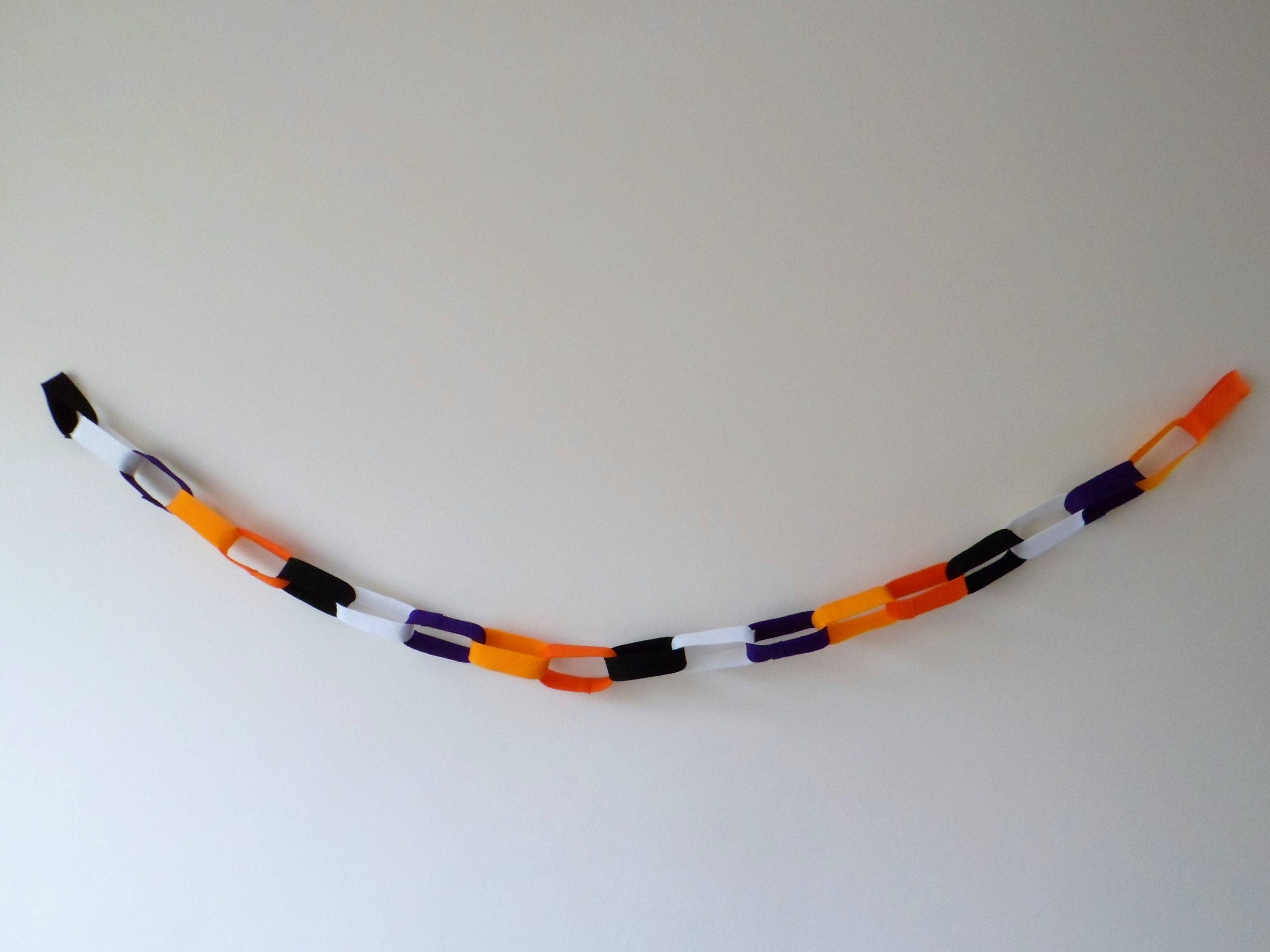 Halloween Felt 'Paper' Chain Bunting Party Decoration | Etsy