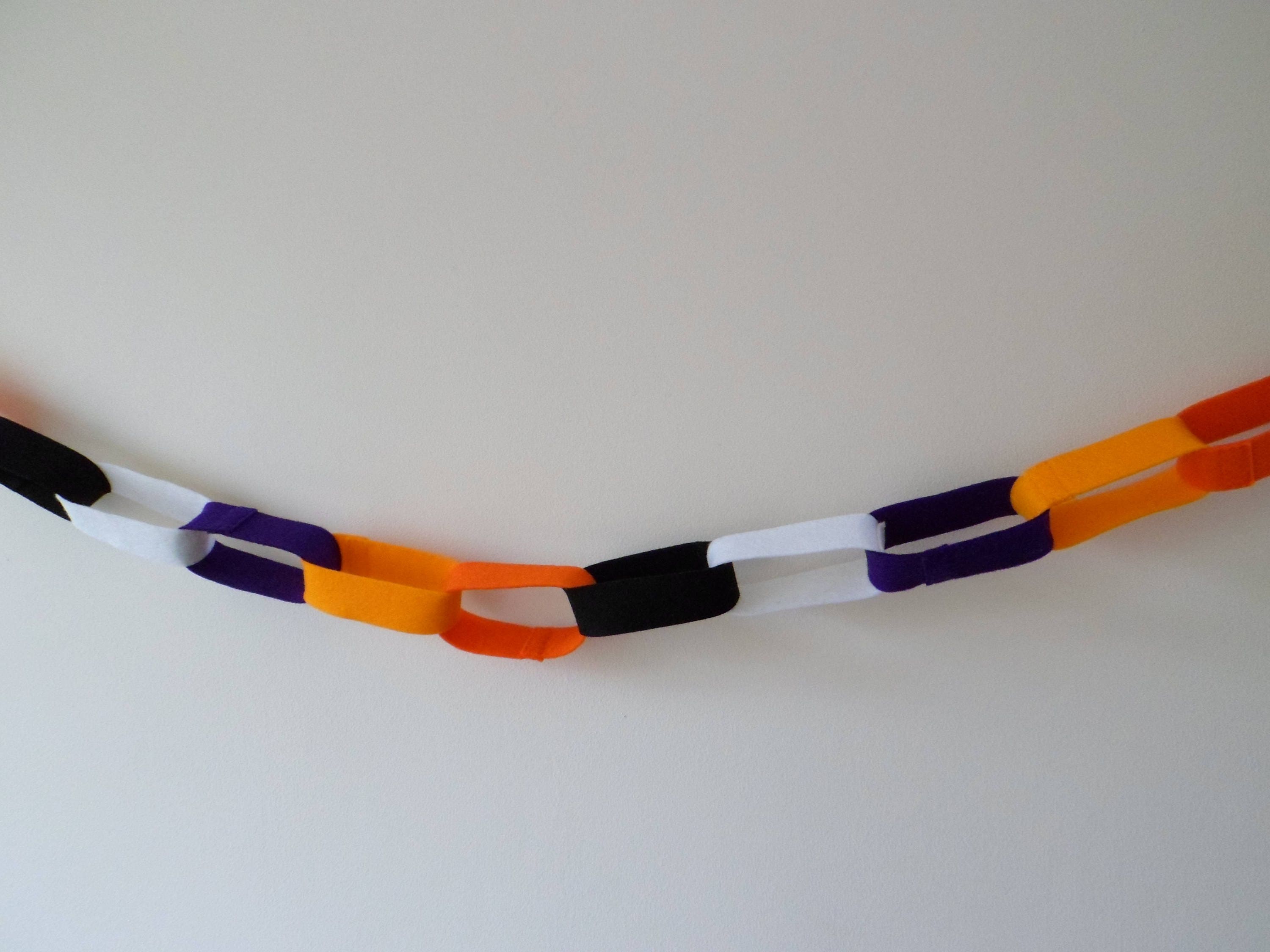 Halloween Felt 'Paper' Chain Bunting Party Decoration | Etsy