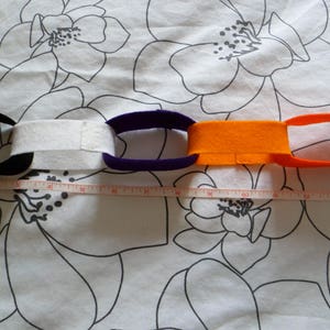 Halloween Felt 'paper' Chain Bunting Party Decoration - Etsy UK