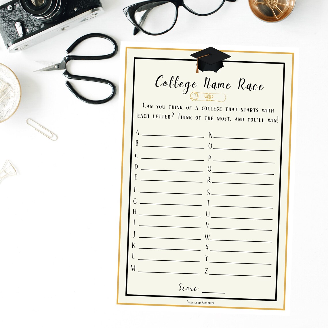 High School Graduation Party Game Bundle, 6 Graduate Games Package ...