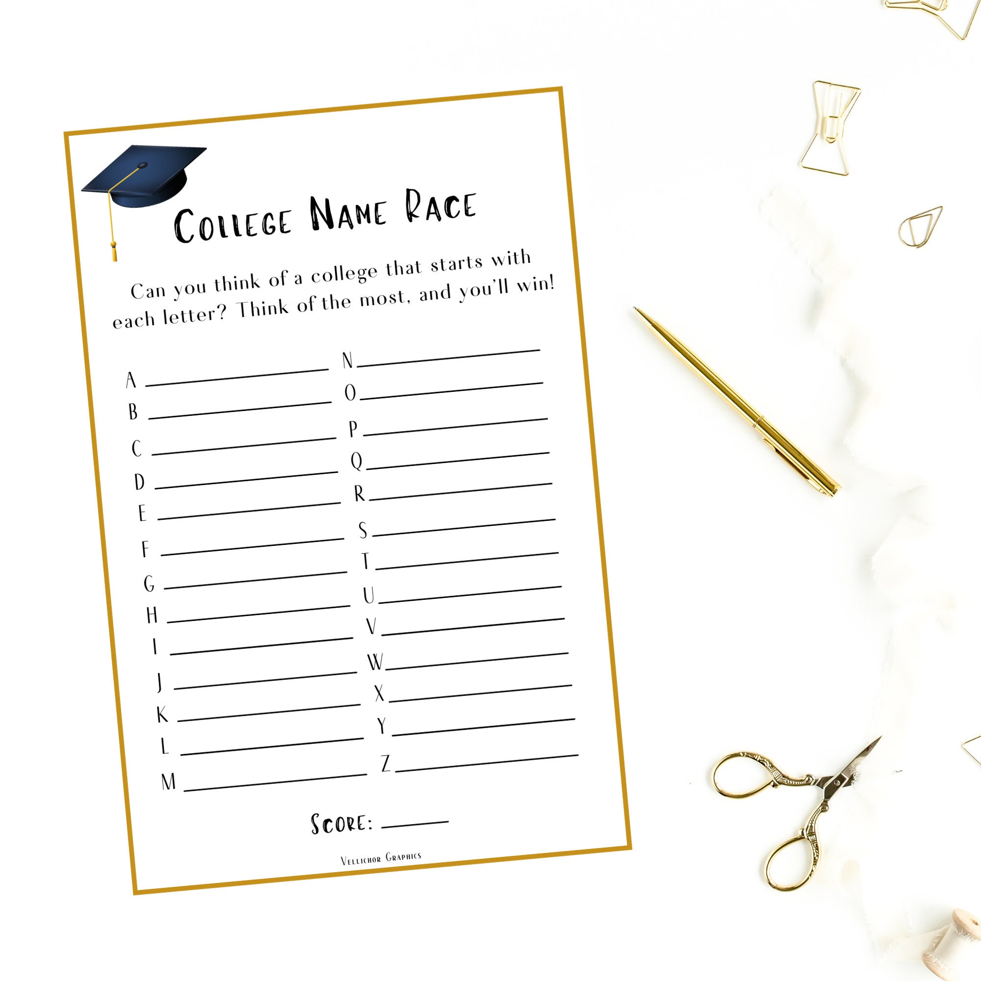 Graduation Party Game Bundle, 6 Graduate Games Package, Printable Games ...