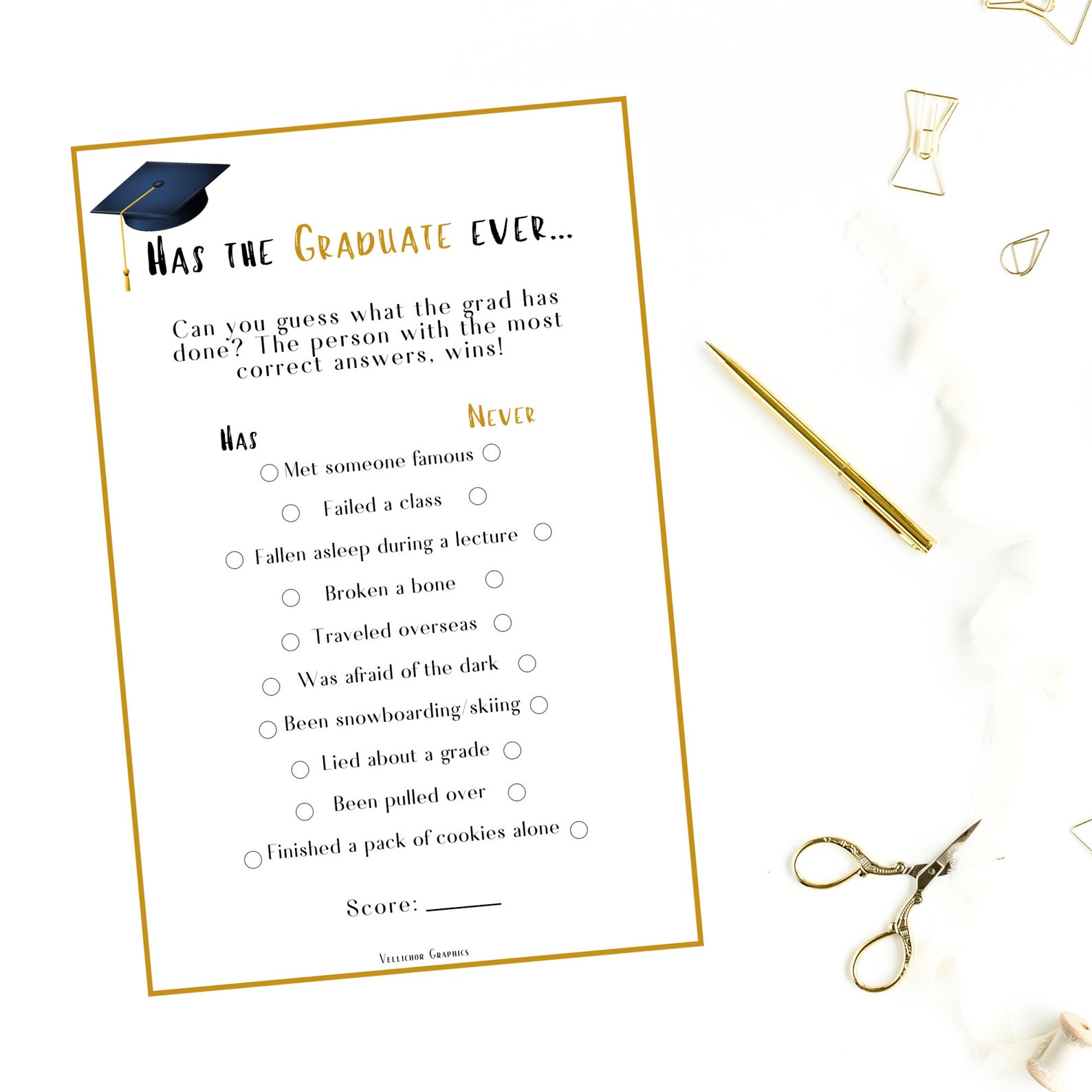 Graduation Party Game Bundle, 6 Graduate Games Package, Printable Games ...