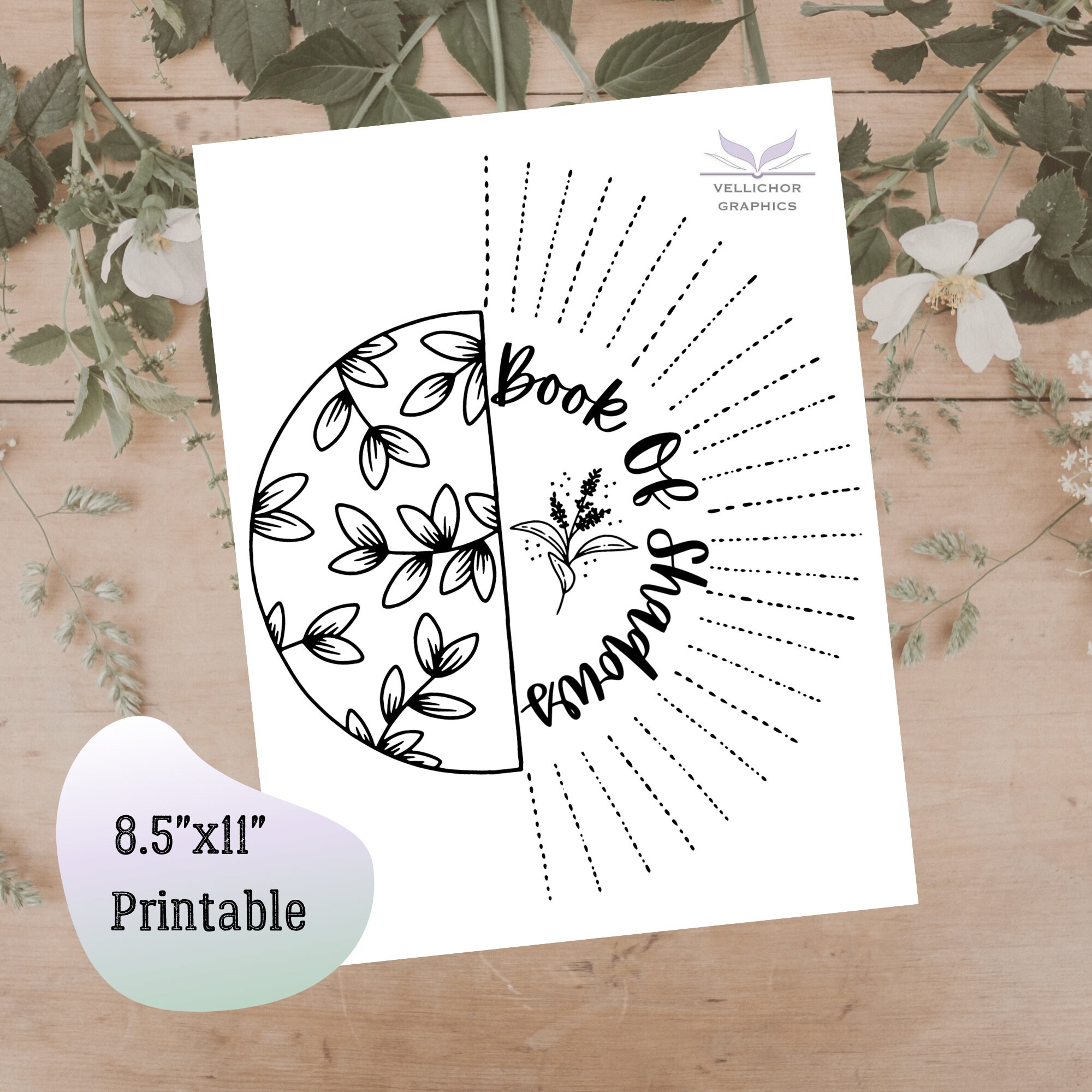 Printable Book of Shadows Cover, INSTANT DOWNLOAD Wiccan Rede, Grimoire ...