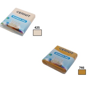 CERNIT Number One Serie Polymer Clay, 56g (2oz), Oven-hardening Polymer ...