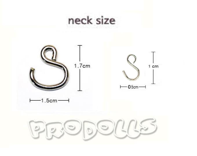 Set of S-hooks Neck for Bjdolls. 2 Hooks in Set. - Etsy