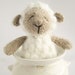 Lamb Props | Stuffed Animal and Bonnet | Sheep Photo Prop | Lamb ...