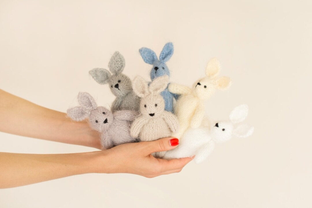 Teddy Bunny Photo Toy Rabbit Photo Prop Stuffed Animal Bunny Stuffie ...