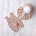Newborn Bunny Bonnet, Shorts and Photo Toy Different Colors Bunny Ears ...