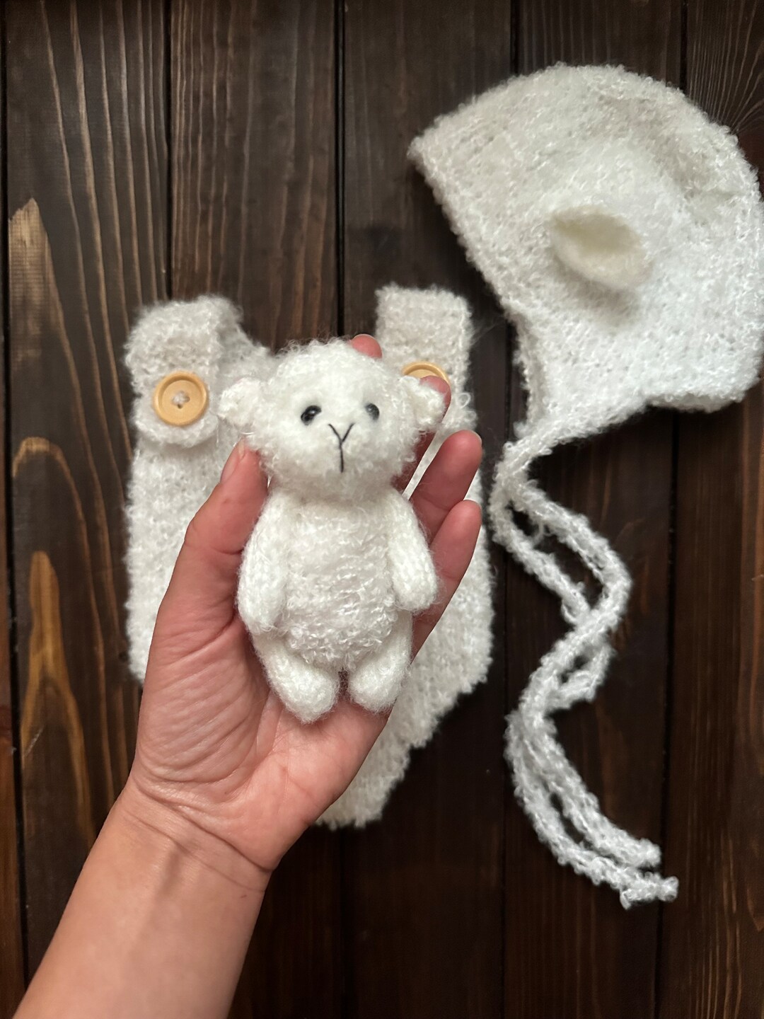 Sheep Photo Prop Lamb Props Stuffed Animal and Bonnet Sheep Photo Prop ...