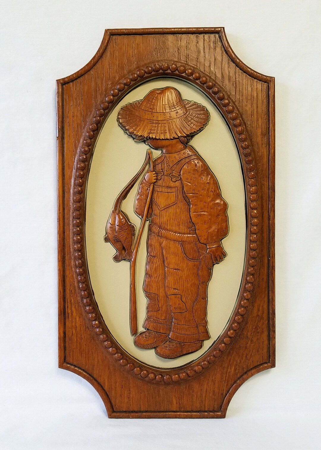 Vintage Robby Hobbie Plaque: 1976 American Greetings Fishing Decor - Etsy