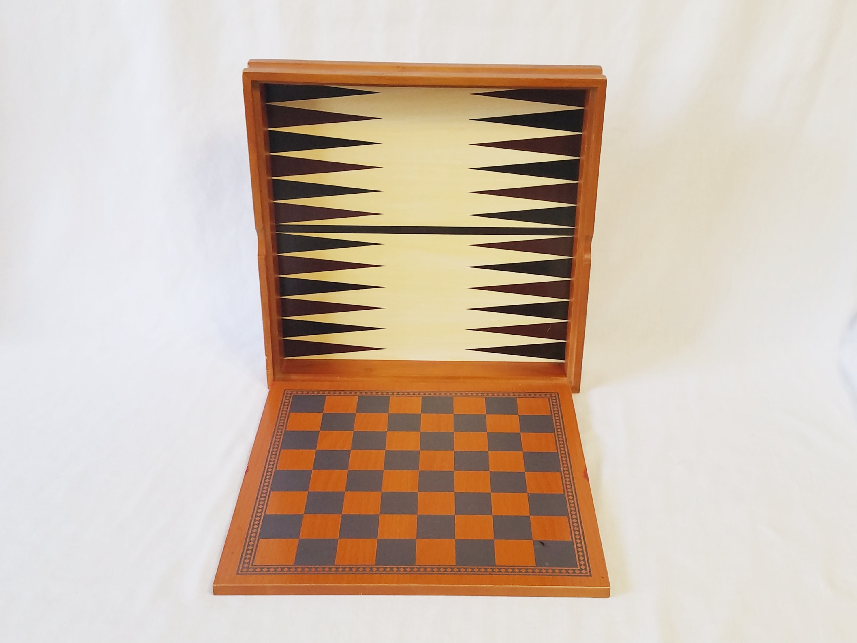 Decorative Wood Display Box is Storage for Chess, Checkers and ...