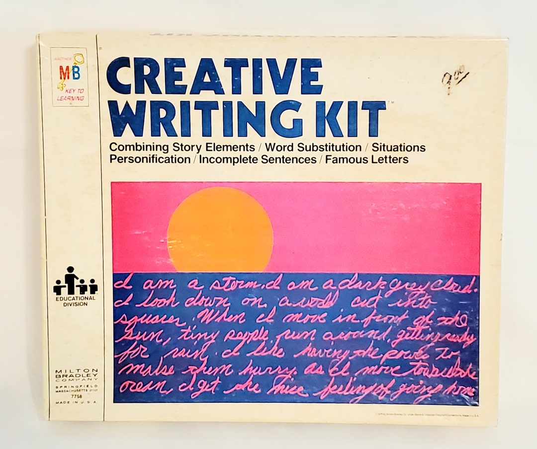Vintage Creative Writing Kit by Milton Bradley is in Excellent ...