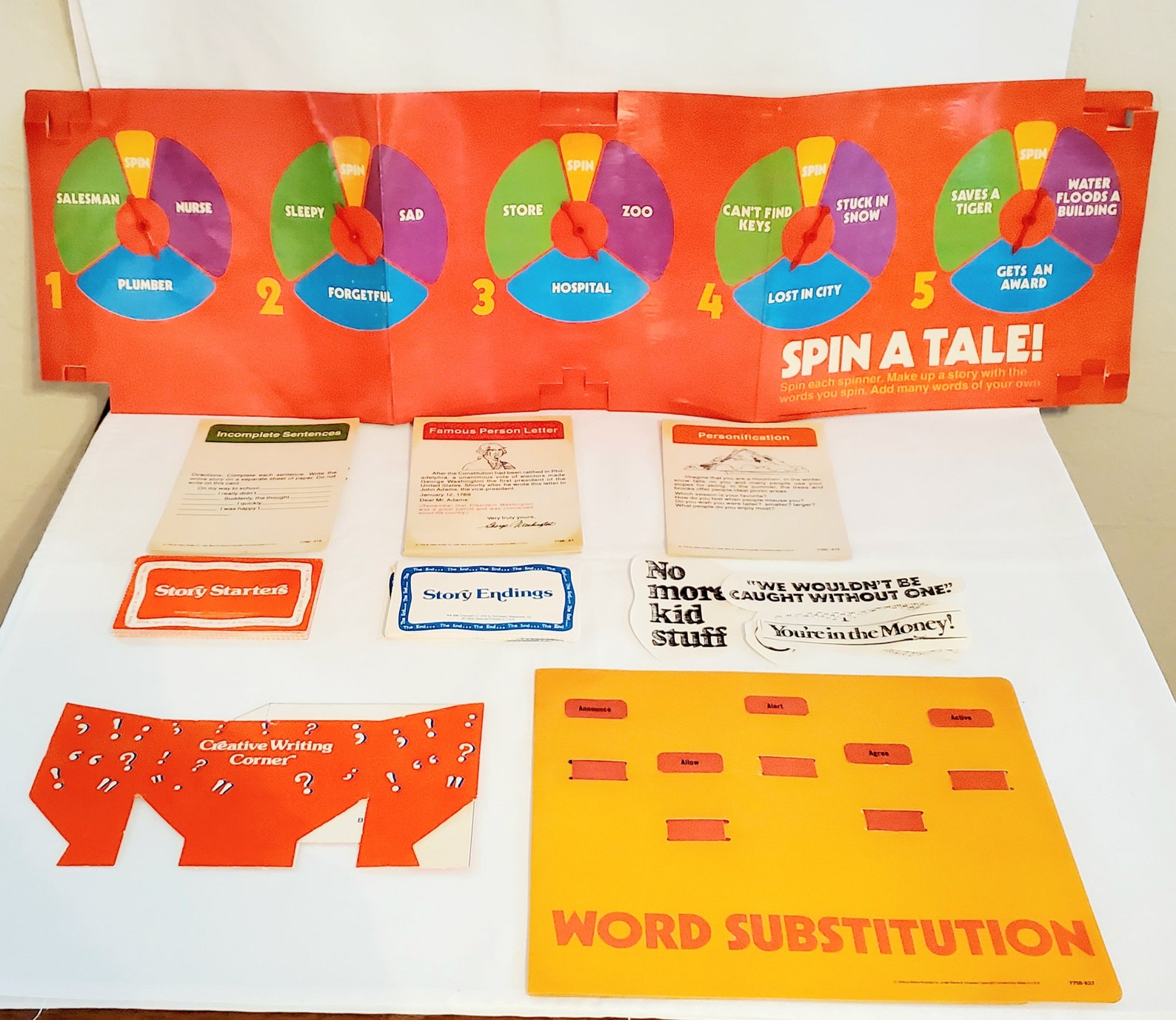Vintage Creative Writing Kit by Milton Bradley is in Excellent ...