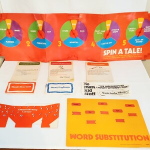 Vintage Creative Writing Kit by Milton Bradley is in Excellent ...