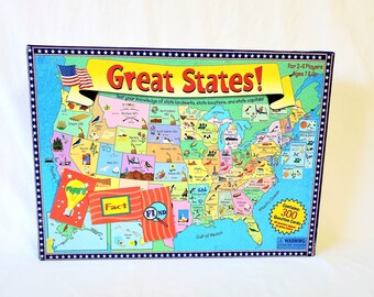 States and Capitals Game - Etsy