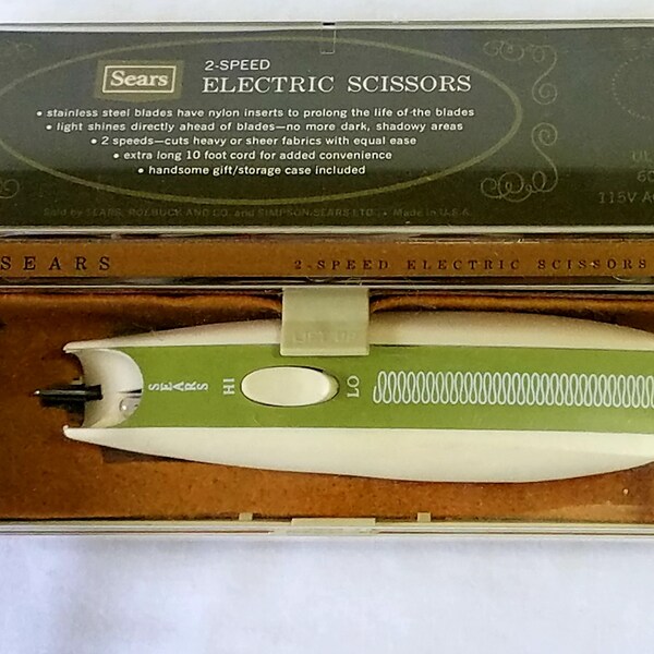Sears Electric Scissors - Etsy