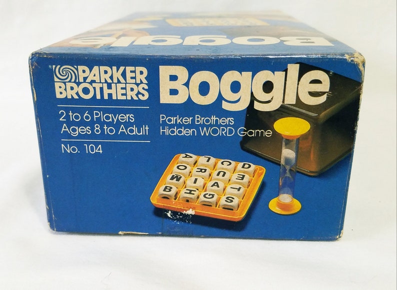 Vintage 1980 Boggle Game, Parker Brothers Word Find - Etsy