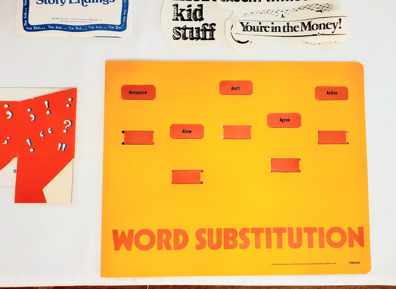 Vintage Creative Writing Kit by Milton Bradley is in Excellent ...