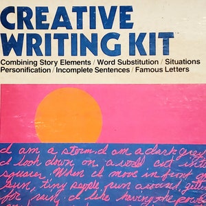 Vintage Creative Writing Kit by Milton Bradley is in Excellent ...