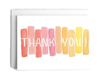 Colorful Thank You | Etsy