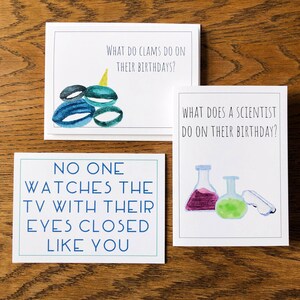Scientist Birthday Card: Funny Science Pun Greeting - Etsy