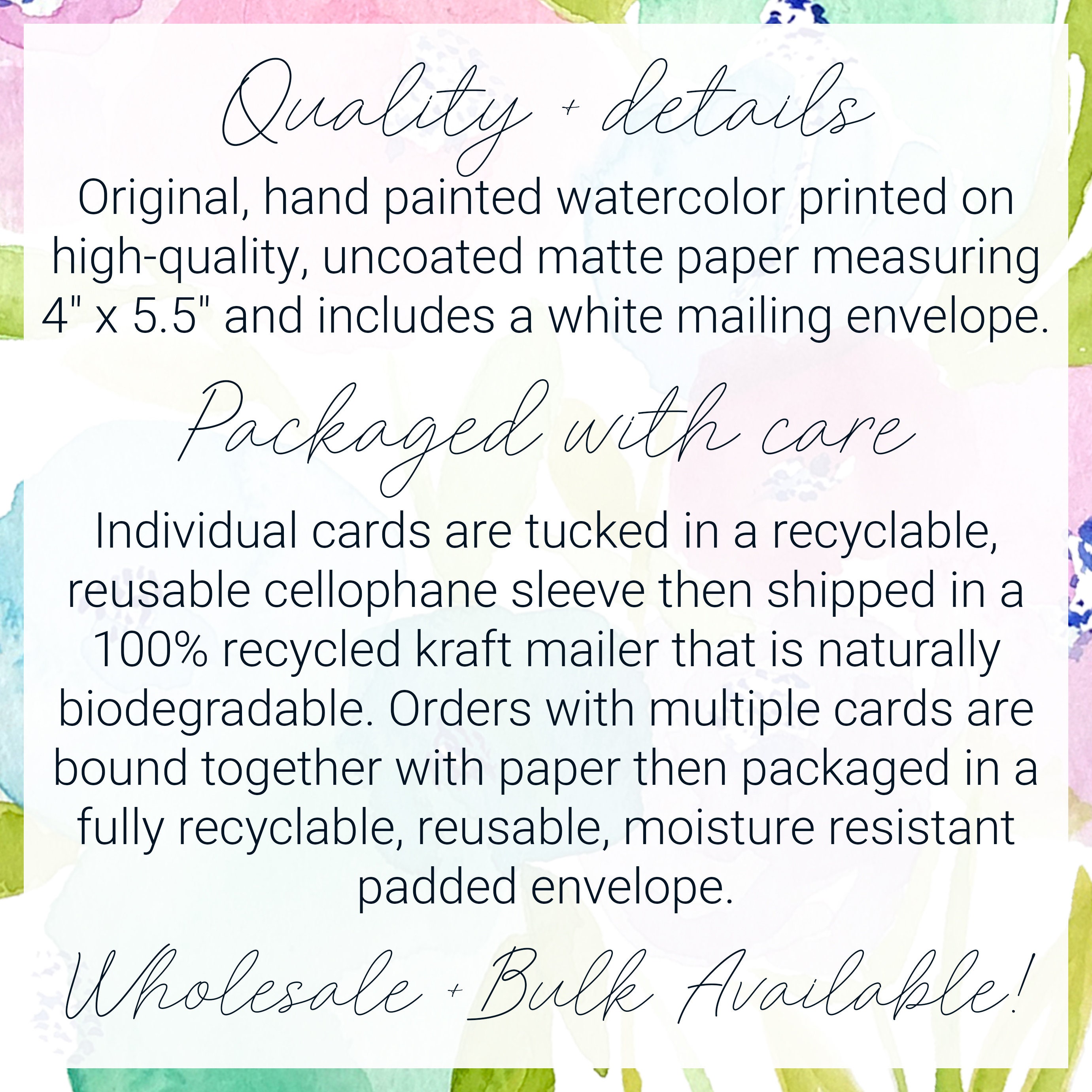 6 Pack of Blank Greeting Cards Blank Card Collection - Etsy