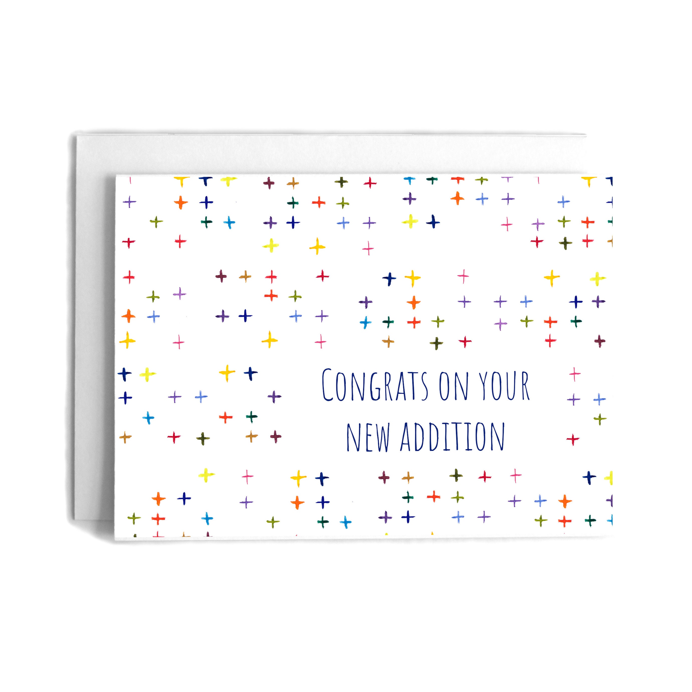 New Addition Baby Card New Baby Greeting Card New Parent Card Fun Baby ...