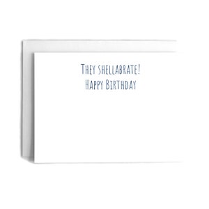 Clam Pun Birthday Card: Funny Seafood Greeting - Etsy