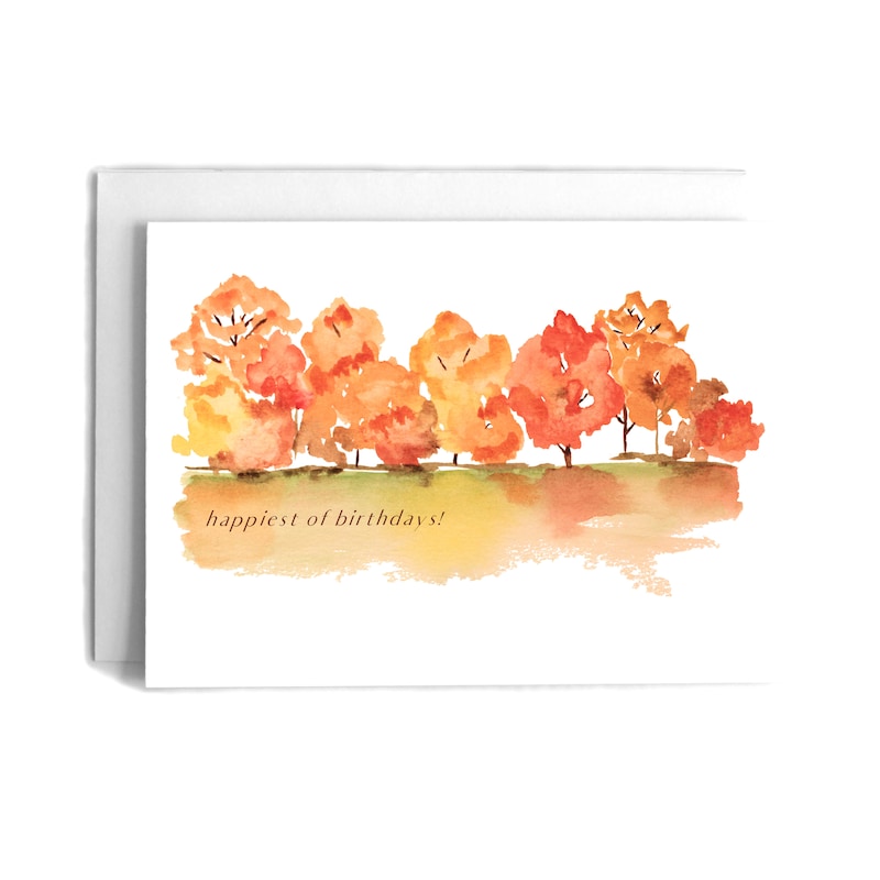 Fall Greeting Card - Etsy