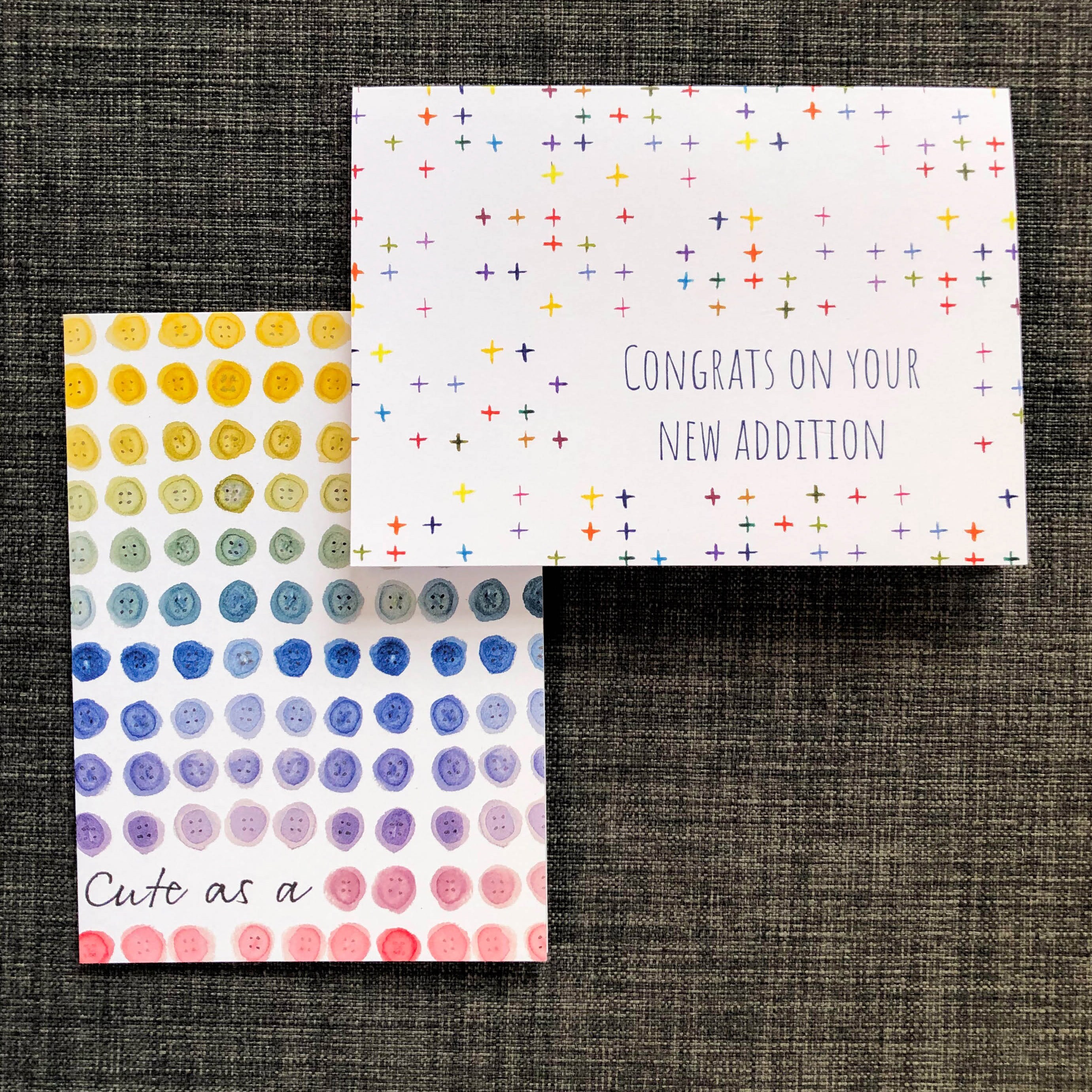 New Addition Baby Card New Baby Greeting Card New Parent Card Fun Baby ...