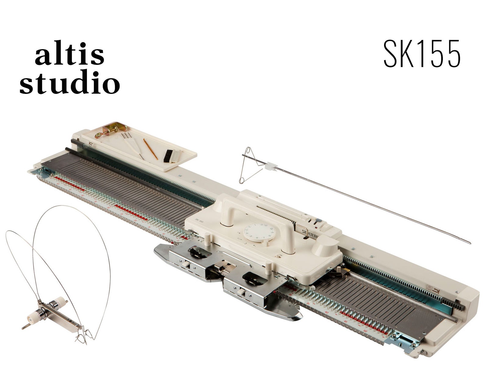 Silver Reed SK155 9mm Bulky Gauge Knitting Machine - Etsy