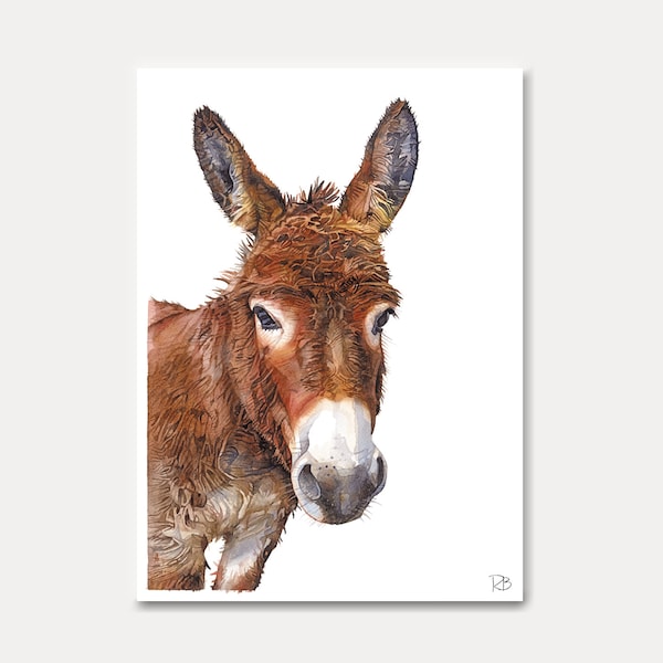Donkey Print - Etsy Sweden