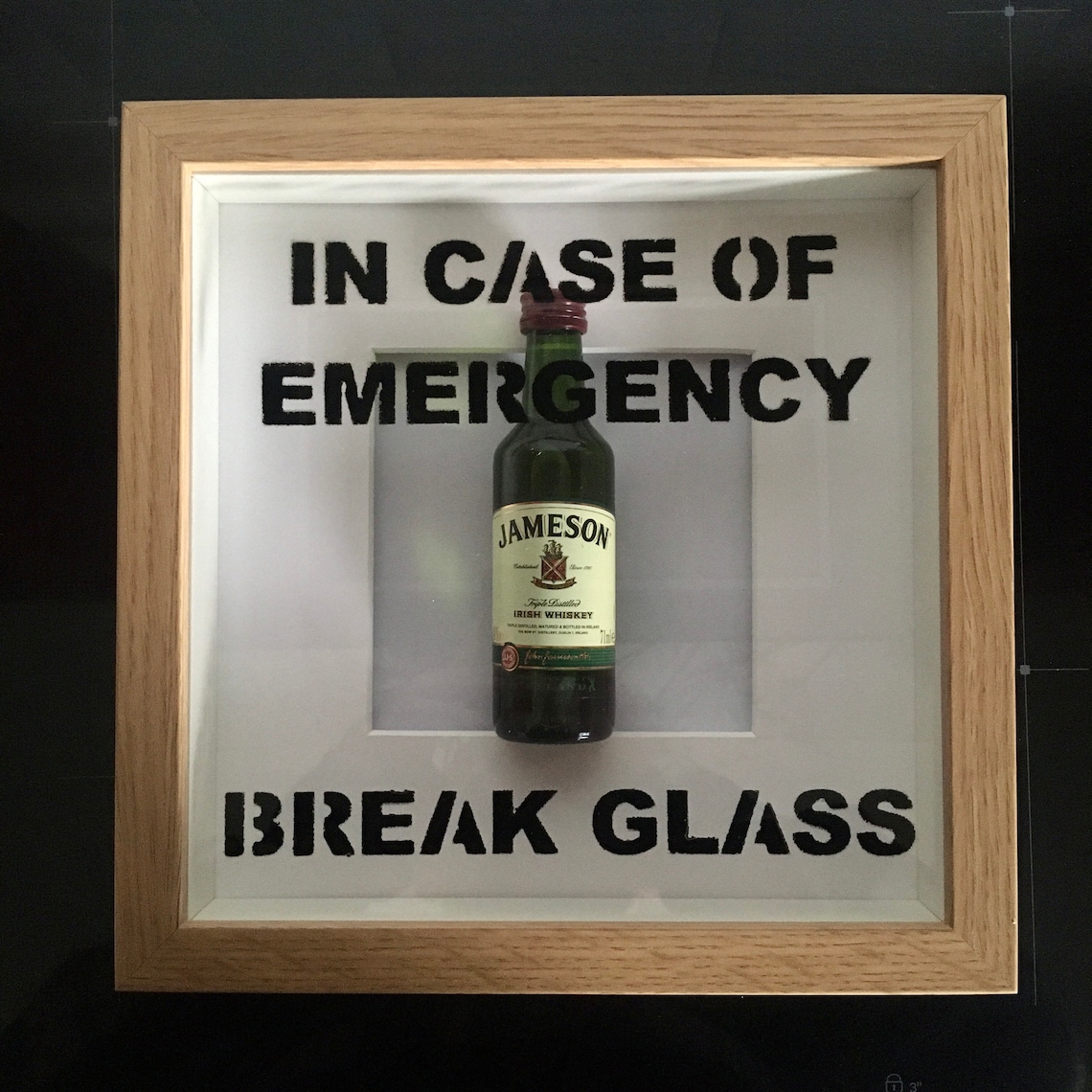 Jameson in Case of Emergency Break Glass Picture. Perfect Gift - Etsy UK