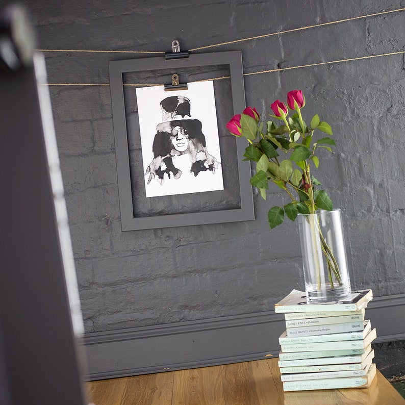 Slash Pop Art Portrait Print - Etsy