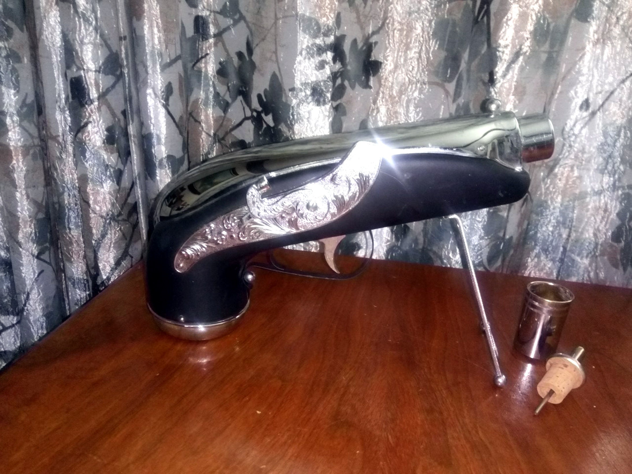 Whiskey Flintlock Pistol Decanter Music Box - Etsy