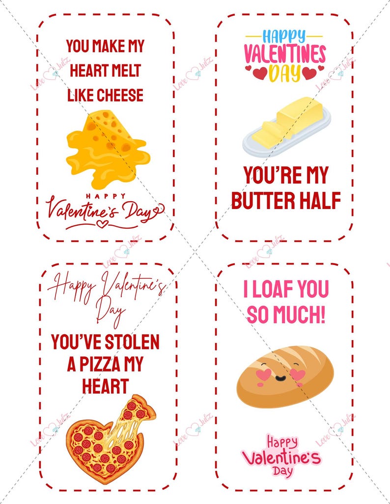 Valentine’s Day Pun Cards Printable for Kids - Etsy